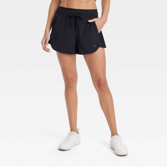 JoyLab | Shorts | Womens Highrise Pleated Side Shorts 25 Joylab Black L | Poshmark